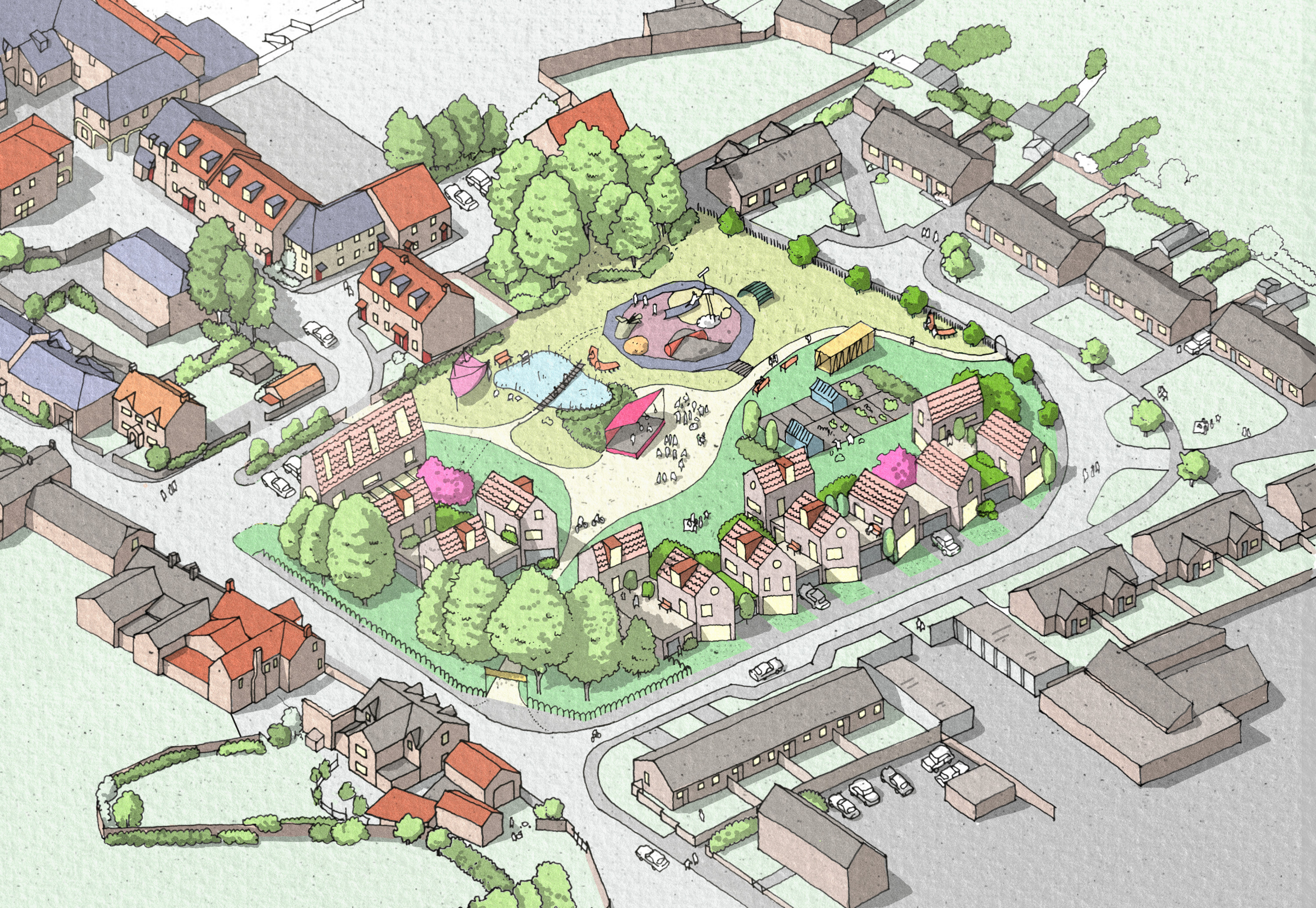 Somerton | Community Housing Design, Somerset | Studioshaw